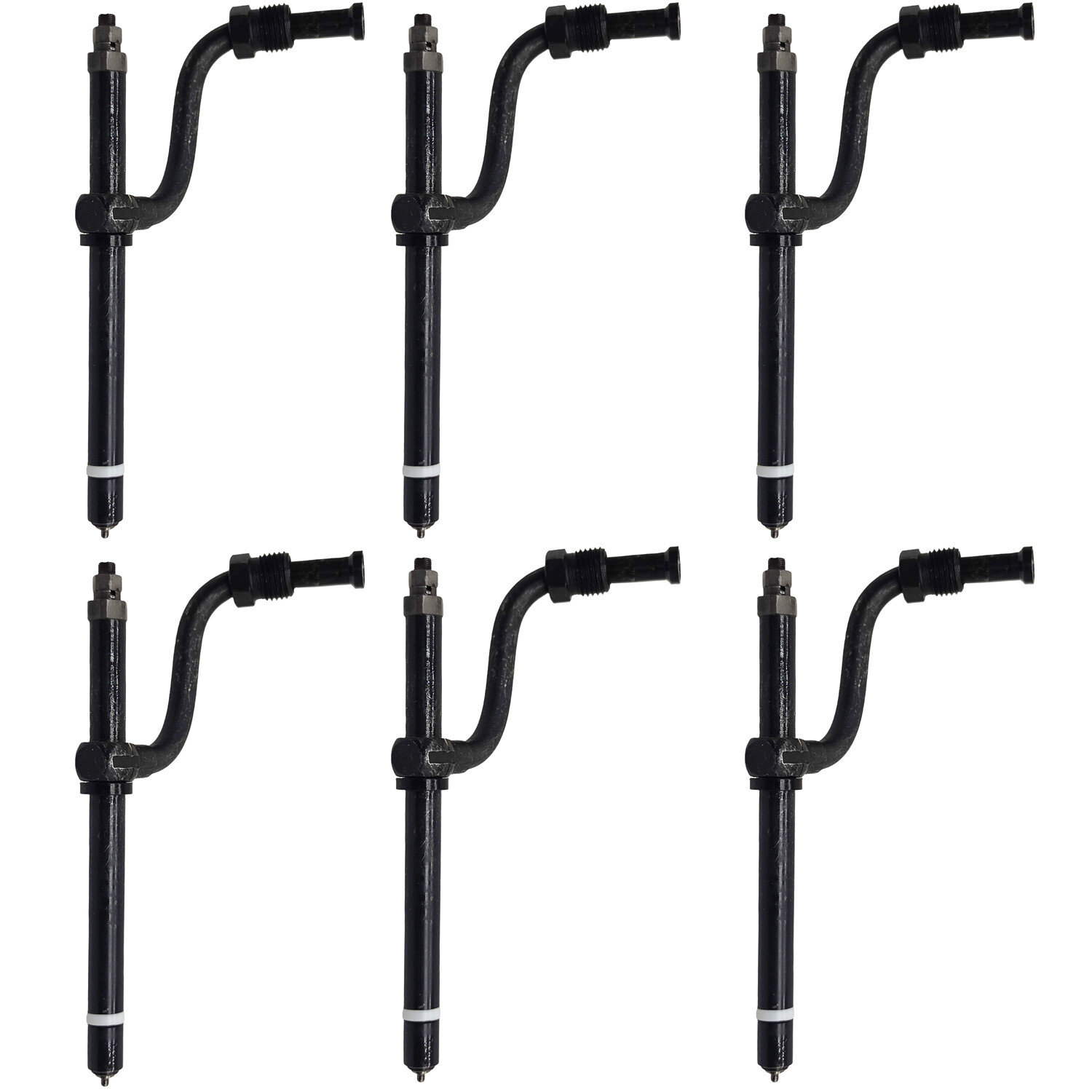 6X Pencil Fuel Injector AR50781 for John Deere 3020 4000 4020 4230 6600 ...