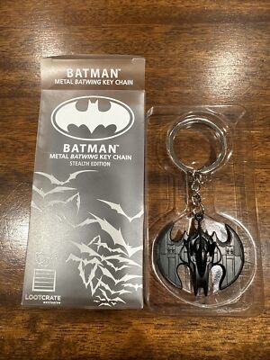 Loot Crate Batman Batwing Keychain Black DC Comics | eBay