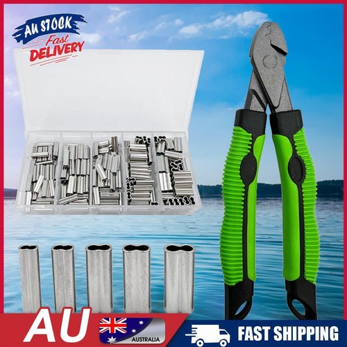 Fishing Line Crimping Pliers Fishing Line Tackle Tools (Double Barrel ...