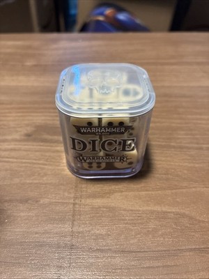 Warhammer 40k Box Of 6 Sided Dice - White | eBay