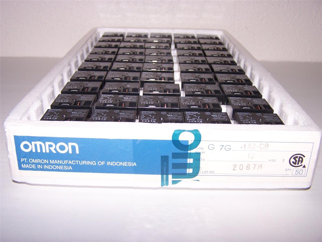 OMRON RELAY G7G-1A2-CB-DC12 NEW LOT OF 50 | eBay