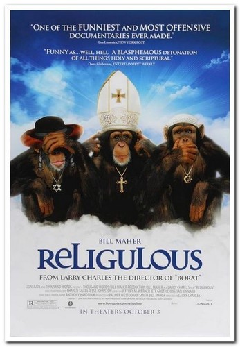 RELIGULOUS - 2008 - original D/S 27x40 movie poster - BILL MAHER ...