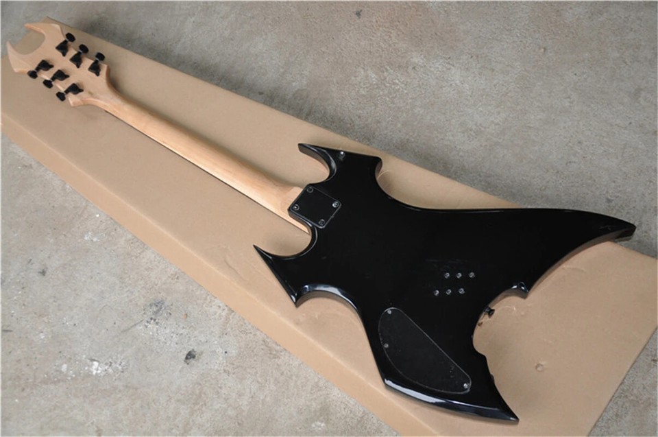 Black Strings Through Body BC Rich Electric Guitar 6Strings Warbeast ...