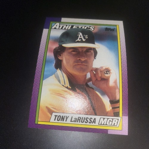 1990 Topps Tony LaRussa Baseball Card # 639 Oakland A’s | eBay