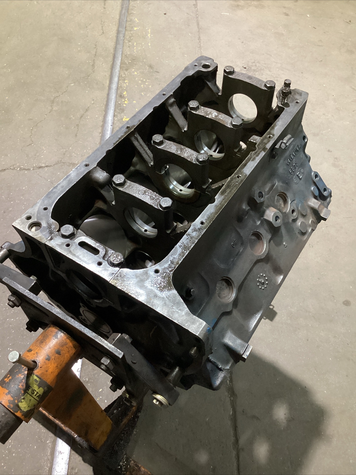 1966 M.E.L. 462CI ENGINE BARE BLOCK STOCK BORE C6VE-6015-A DATE: 6B7 WE ...