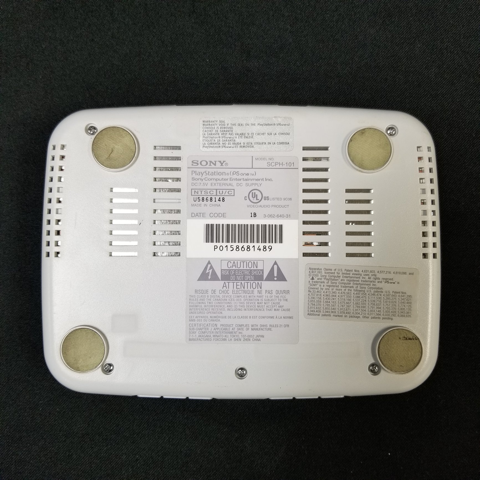 Sony PSOne PlayStation SCPH-101 Video Game Console Only TESTED/MARKER ...