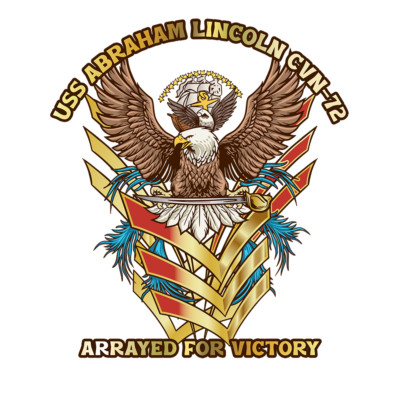 USS Abraham Lincoln Navy Crow Decal - CVN-72 Sticker - 3" FCPOA Decal ...