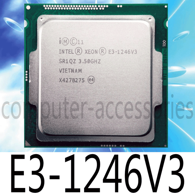Intel Xeon E3-1246 V3 E3-1246V3 3.50GHz 8MB L3 Cache LGA 1150 CPU ...