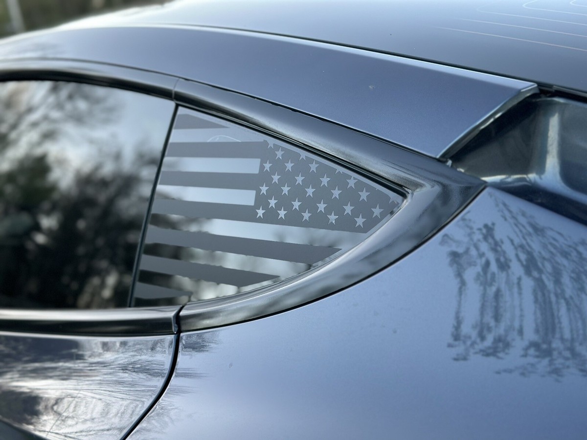 American Flag Car Wrap Graphics