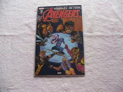 Marvel Comics Marvel Action Avengers #10. 1st Yellow Hulk Cover. 2020 ...