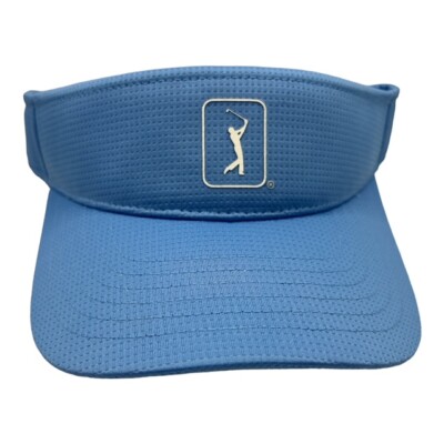 PGA Tour AIRFLUX Fairway Mesh Golf Visor Green Orange Blue Adjustable ...