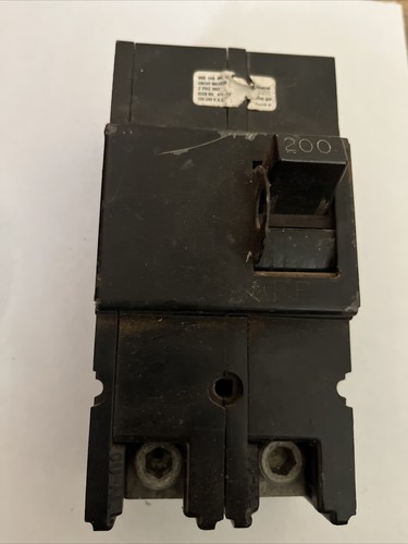 ZINSCO TYPE QFP 200 AMP MAIN CIRCUIT BREAKER 120/240 VOLT 2 POLE ...