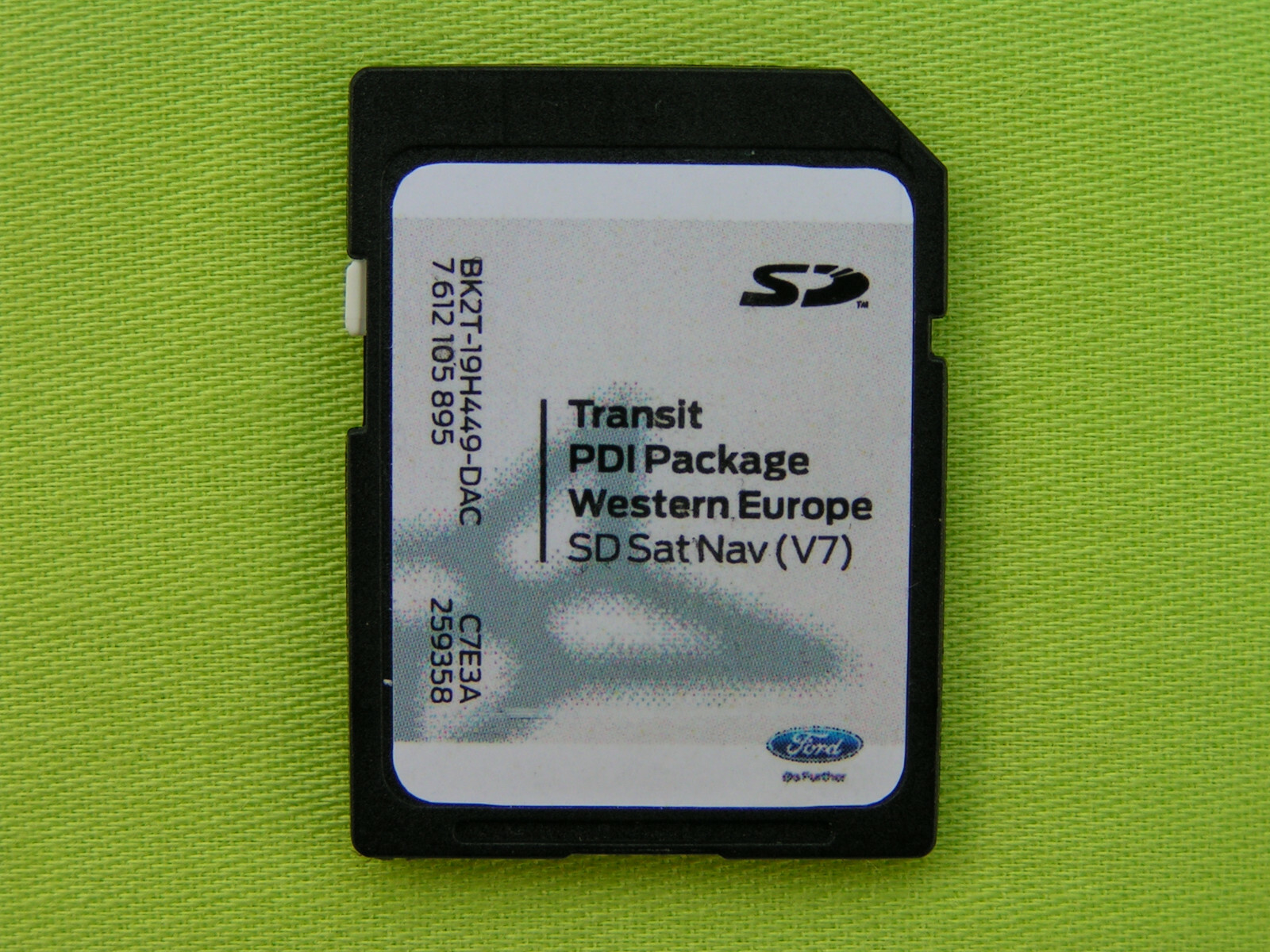 FORD SD KARTE NAVIGATION SD SAT NAV V7 EUROPA 2017 PDI PACKAGE TRANSIT ...