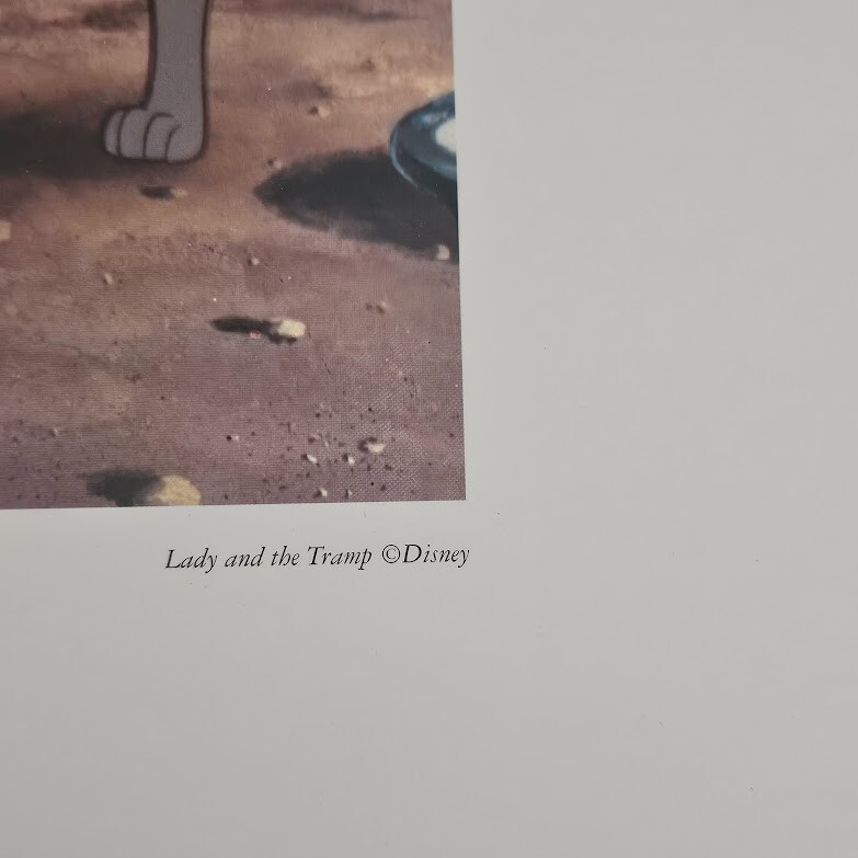 Disney's Lady And The Tramp Ever Chase Chickens Lithograph ...