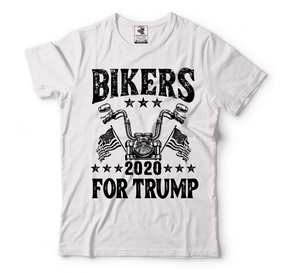 Bikers for Trump t-shirts, Motorcycle Donald Trump T-shirt, trump 2024 ...