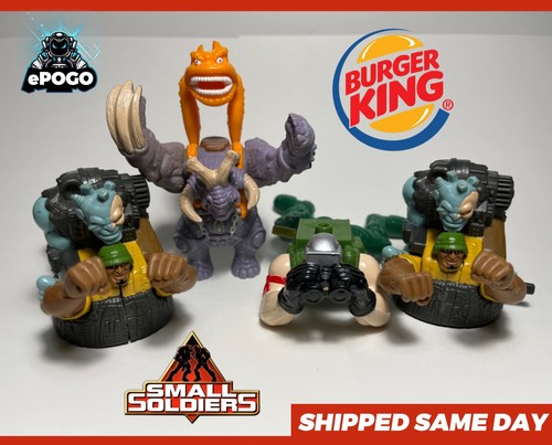 1998 Burger King Small Soldiers Kids Club Meal Toys LOT SHIPPED SAME ...