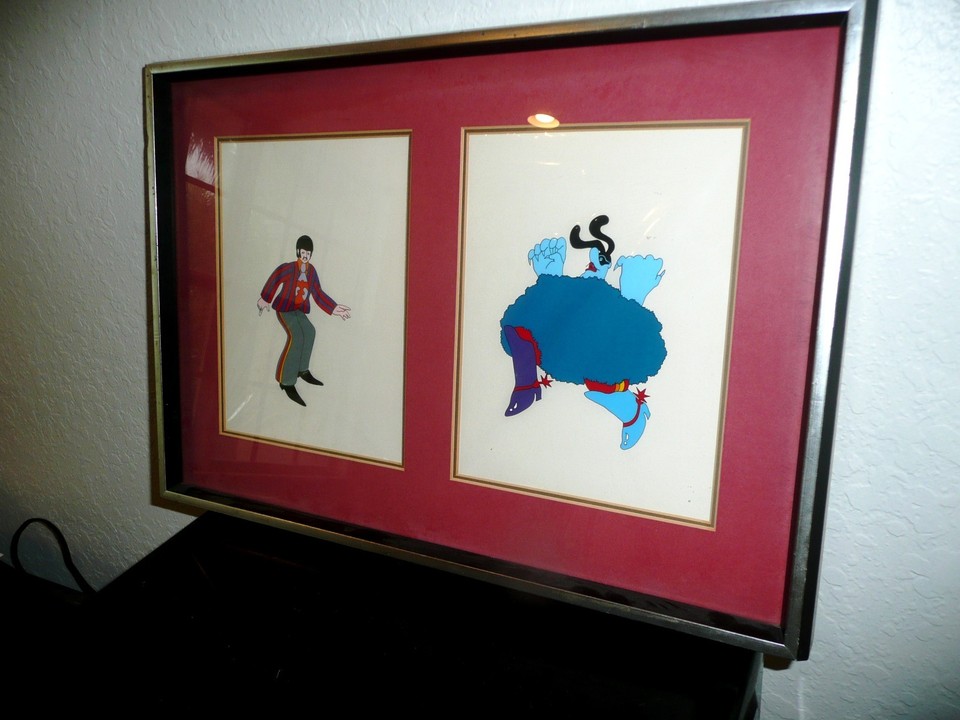The Beatles Yellow Submarine Animation Cels Ringo Starr Max Blue Meanie ...