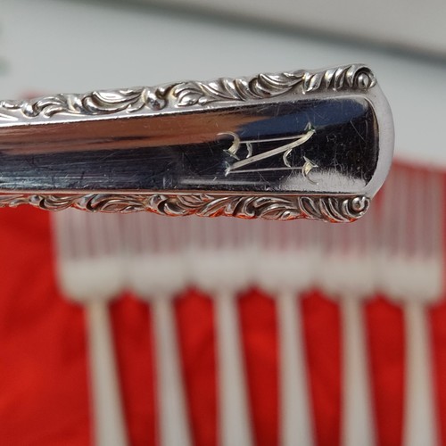 7X DF May Queen Holmes & Edwards Silverplate Flatware Monogram "N ...