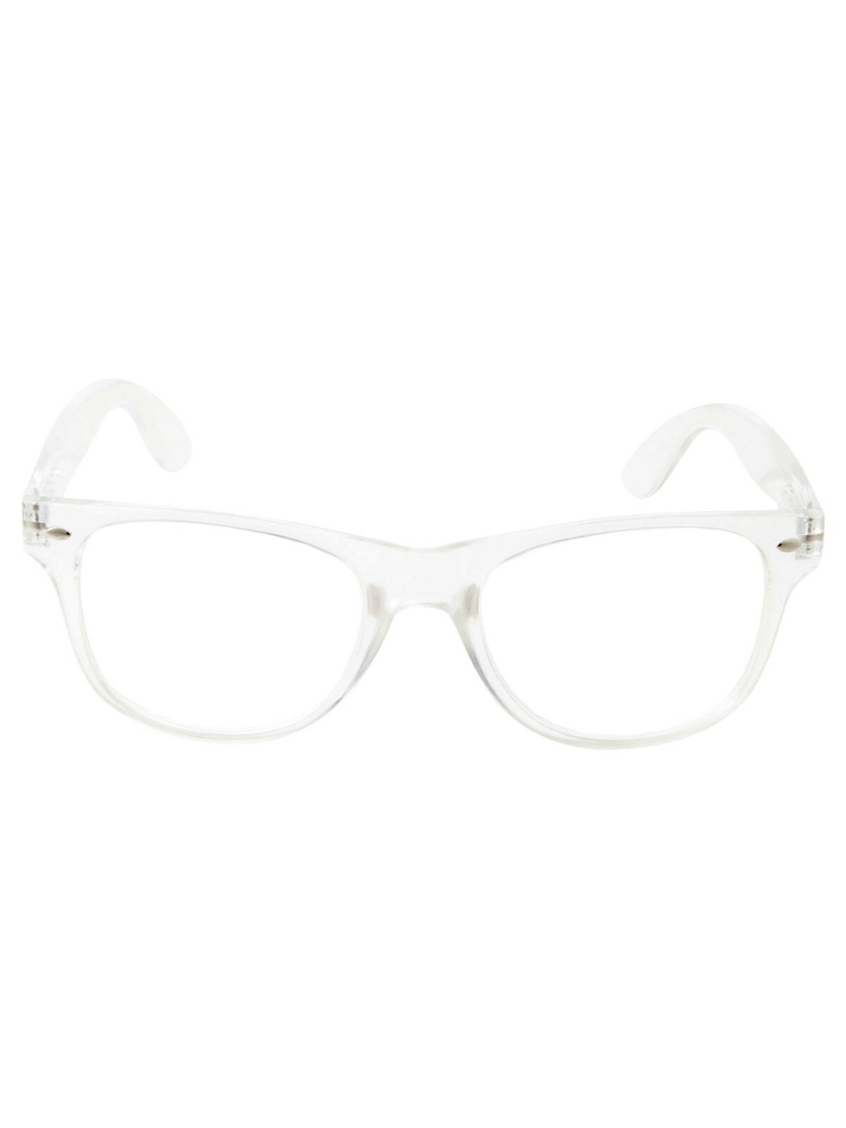 Crystal Clear Frame Lens Transparent Sunglasses Eyeglasses | eBay