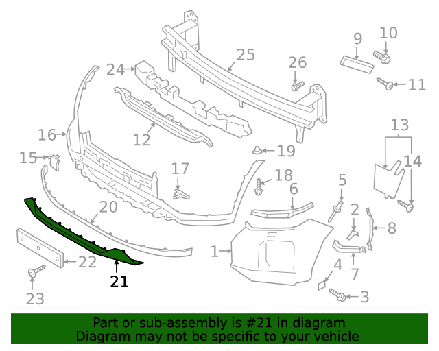 Genuine Kia OE Skid Plate-Fr Bumper 86577-P2010 for sale online | eBay