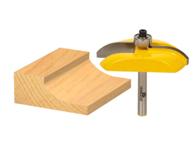 2-1/2" Diameter Cove Raised Panel Router Bit - 1/4" Shank - Yonico ...