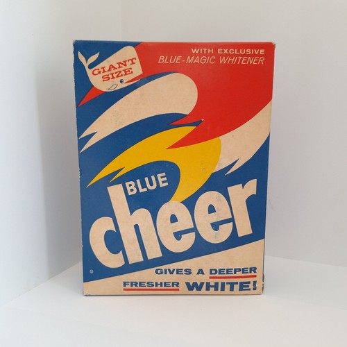 Vintage 1950s Full Sealed Cheer Laundry Detergent Box 3lbs 3.3ounces ...