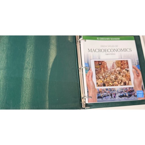 Principles Of Macroeconomics Eighth Edition 2018 Ring Binder N. Gregory ...