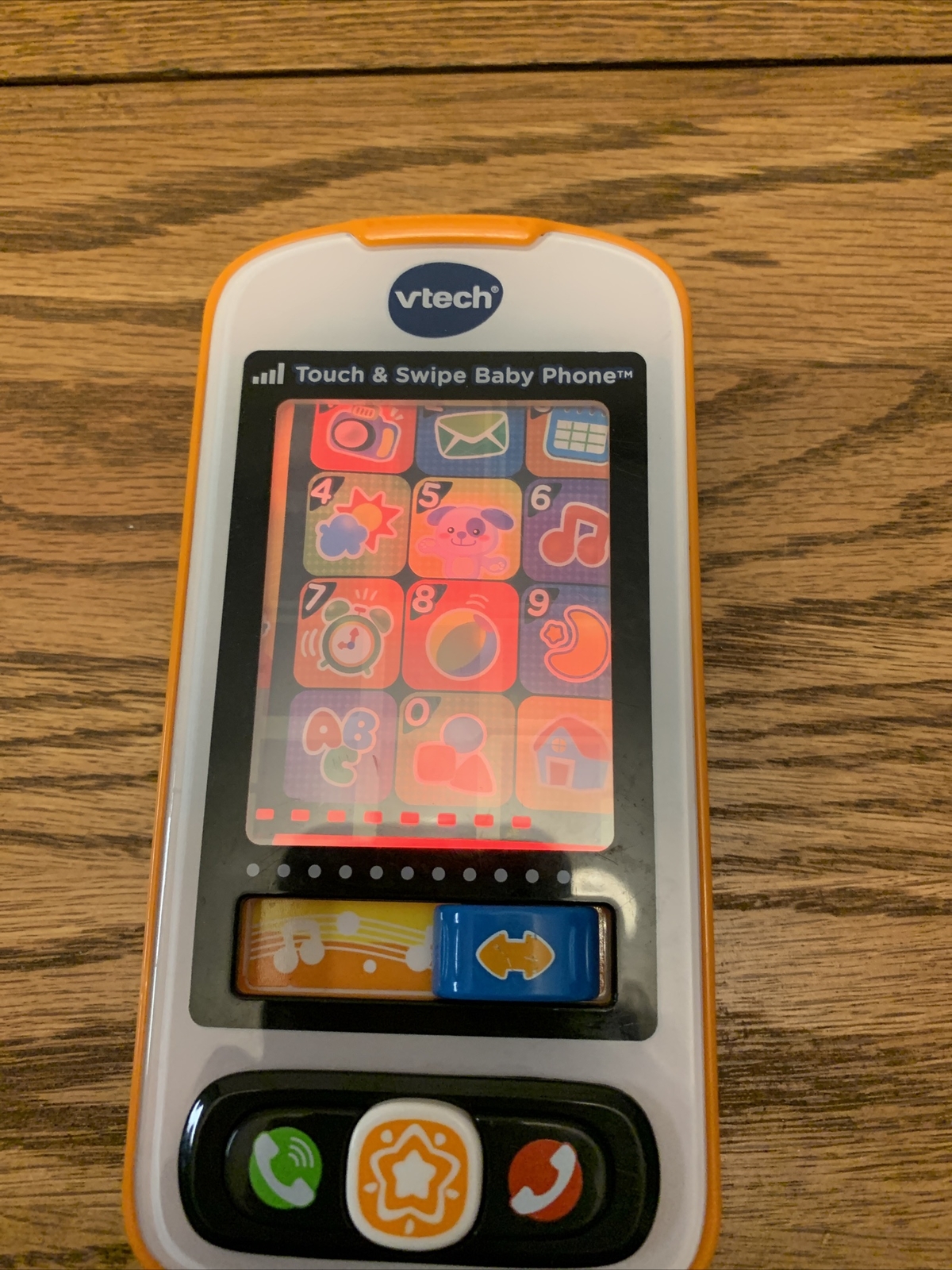 VTech Touch & Swipe Baby Cell Phone Toy Orange | eBay