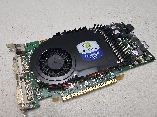 NVIDIA P317 Quadro FX3450 PCI-E 256MB GDDR3 Dual DVI Port SLI Graphics ...