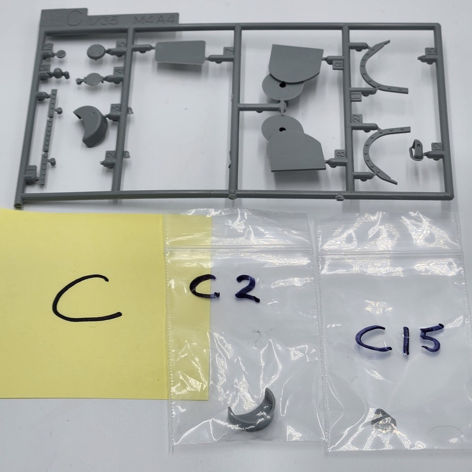 Dragon Cyber-Hobby 9155 1/35 M4A1(76)W VVSS Sherman Tank Replacement ...