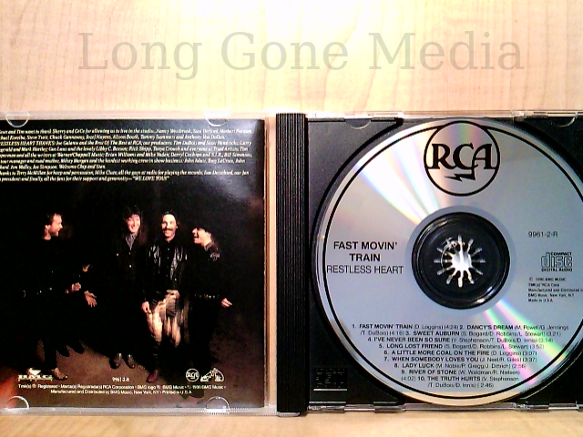 Fast Movin' Train by Restless Heart (CD, 1990, RCA) 78635996128| eBay