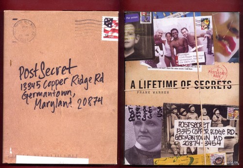2 PostSecret books: PostSecret + Lifetime of Secrets HBDJ -Free Ship ...