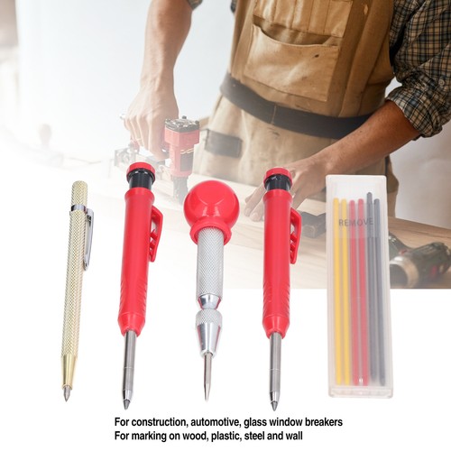 Carpenter Pencils Kits 10Pcs Scriber Marking Kit For Wood 7638916740685 ...