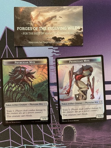 Phyrexian Mite (011) // Phyrexian Mite (012) Double-sided Token ...