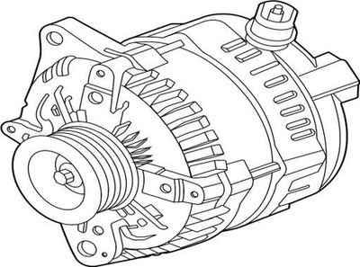 LC4Z10346A Alternator OEM Ford LC4Z-10346-A 2021-2025 E350 E450 Truck ...