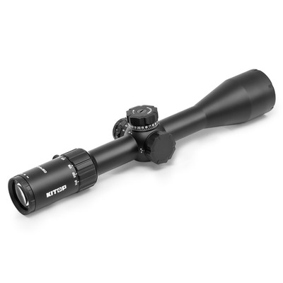 KiTOP Optics 6-24x50mm Crosshair Rifle Scope w/ FFP Illuminated MOA ...