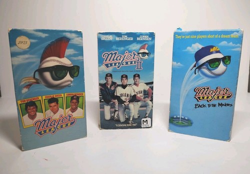 Major League Trilogy VHS All 3 Movies Vintage MLB Movie Night | eBay