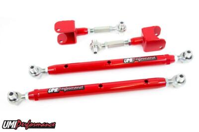 UMI 302717-R GM G-Body Rear Double Adj Upper and Lower Control Arm Set ...