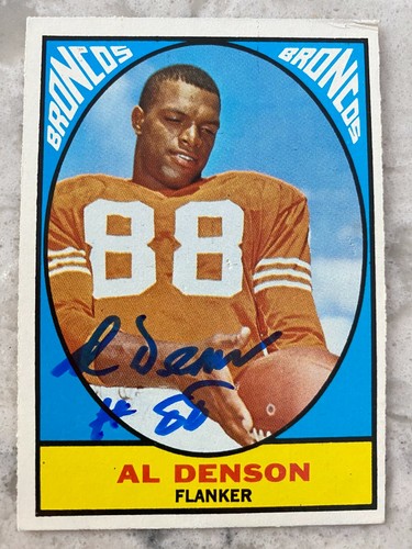 Al Denson signed DENVER BRONCOS card 1967 Topps | eBay