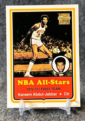KAREEM ABDUL JABBAR Bucks/Lakers HOF🏀 2001 Topps Basketball (1972-73 ...