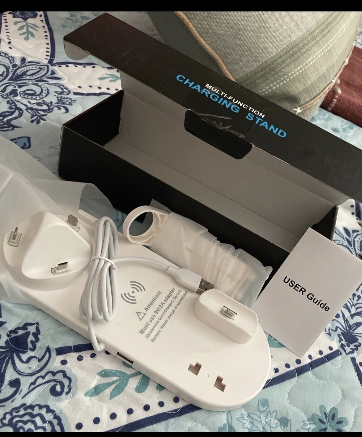 Multi-Function Charging Stand 3 in 1 Rotatable Charger Dock iPhone ...