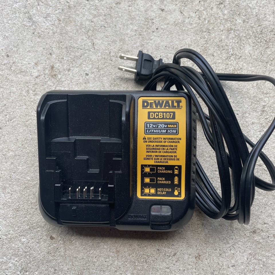 New DEWALT Genuine DEWALT DCB107 Lithium-Ion 12v 20v Battery Charger ...