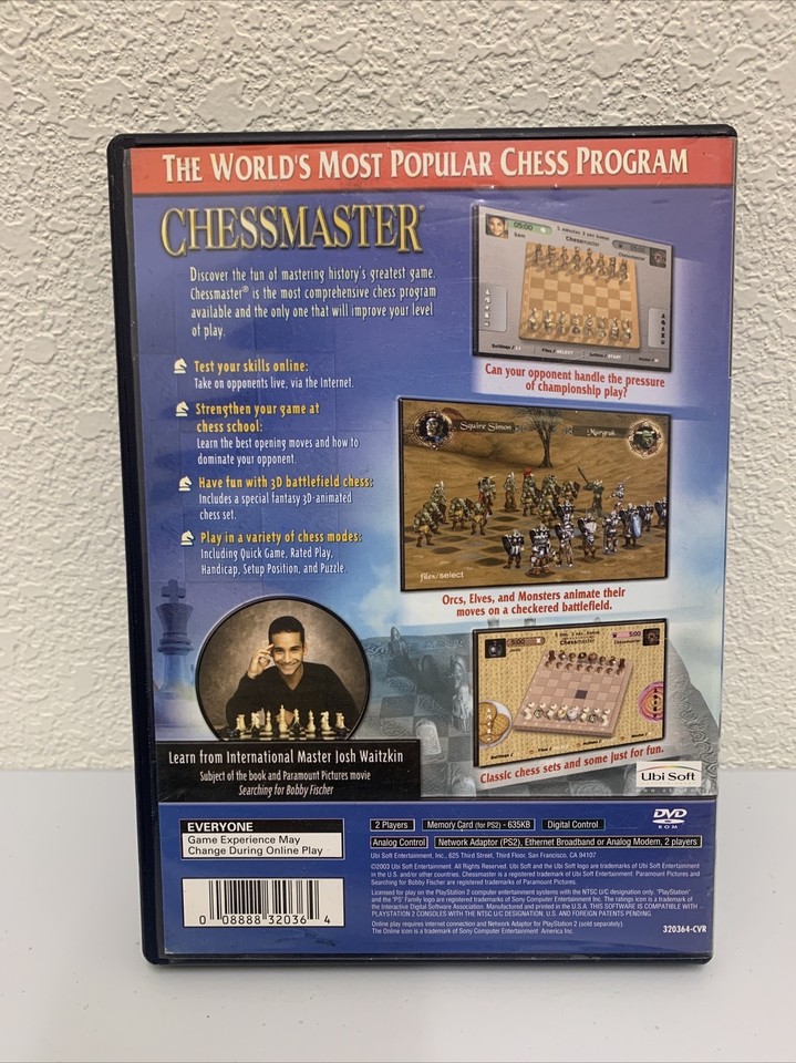 Chessmaster (PS2) (2003) (Complete) 8888320364| eBay