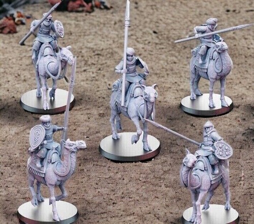Araby / Easterling Camel Rider Spears 28mm LoTR MESBG Wargames ...