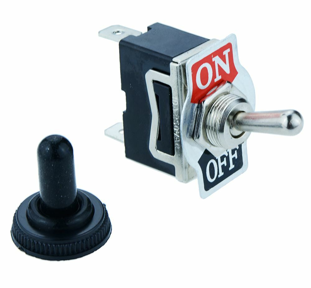 Waterproof On/Off Toggle Flick Switch SPST 15A | eBay