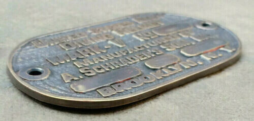 Diving Divers Helmet Name Plate Antique Golden Finished Solid Brass New ...