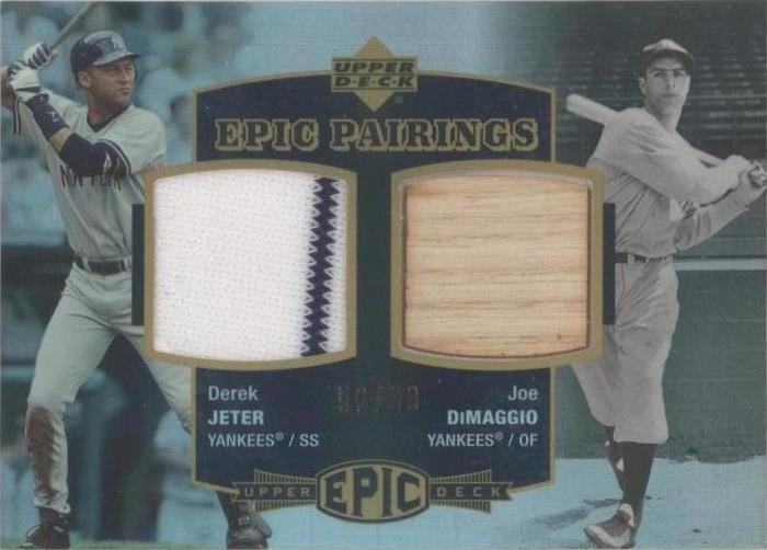 2006 Upper Deck Epic - Pairings Derek Jeter, Joe DiMaggio #EM2-JD /99 ...
