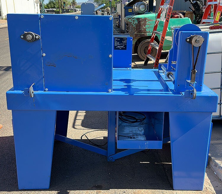 Reel-O-Matic FWR-101 High-Speed Fine Wire/Rope Respooler/Re-spooler ...