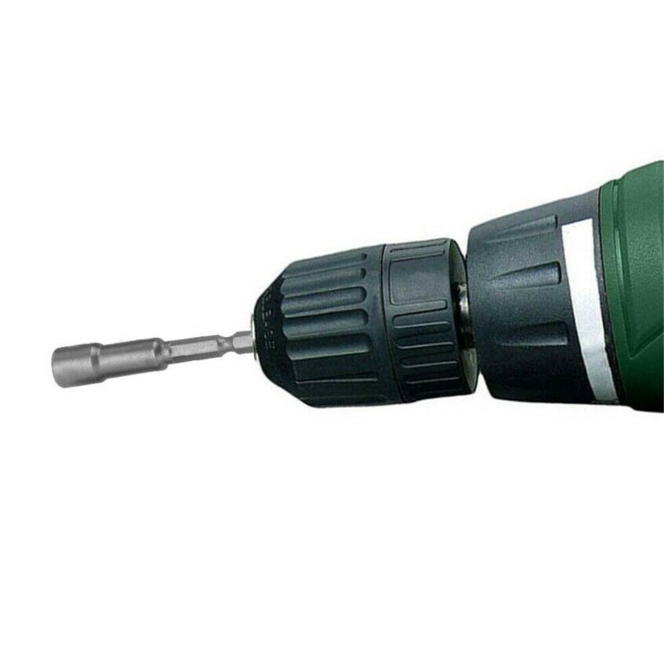 5Pcs 8 mm Magnetic Tech Screw Driver Tek Bit Drill Nut Setter Roofing ...