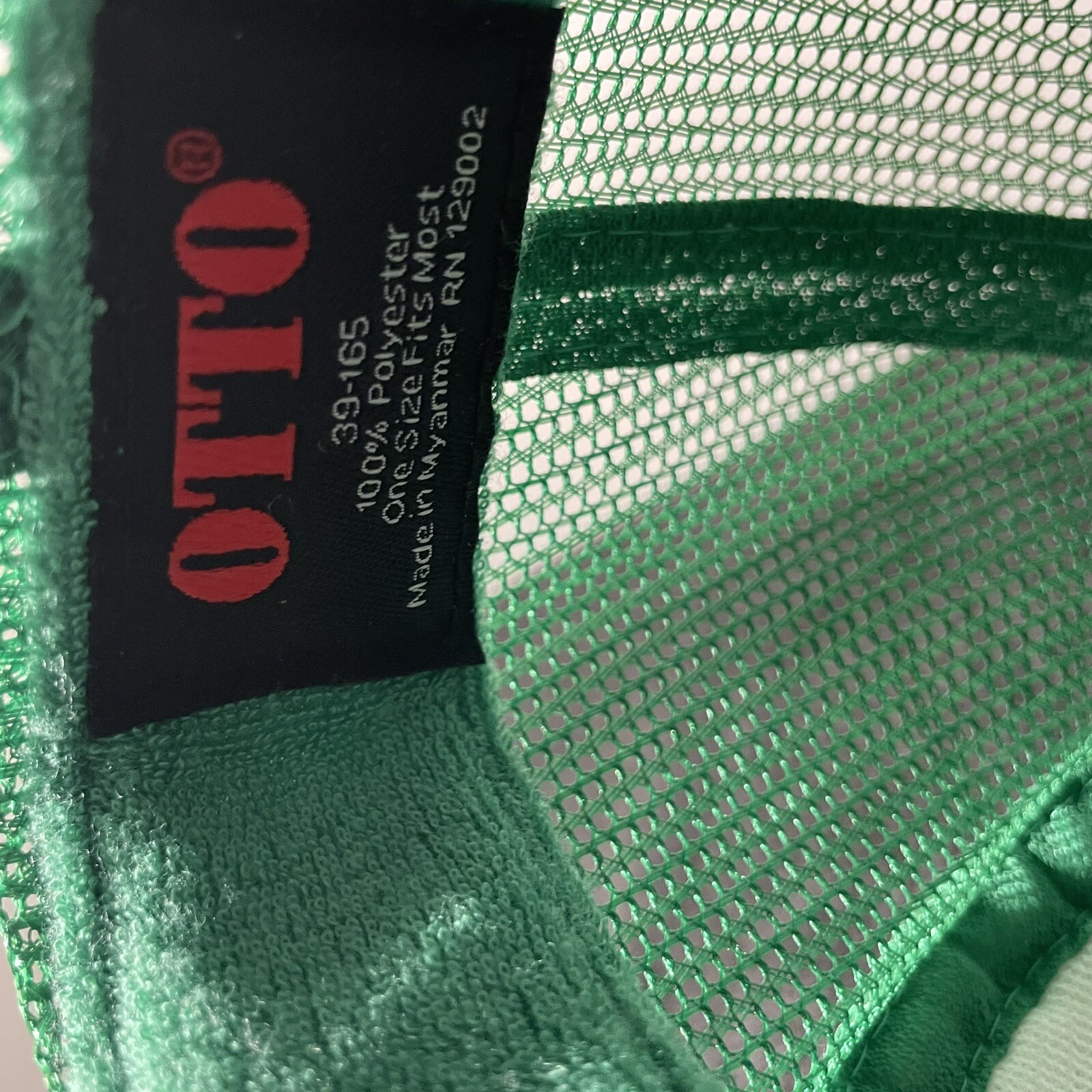 Vintage Otto Collection Green Trucker Hat Cap "RAGE" … - Gem